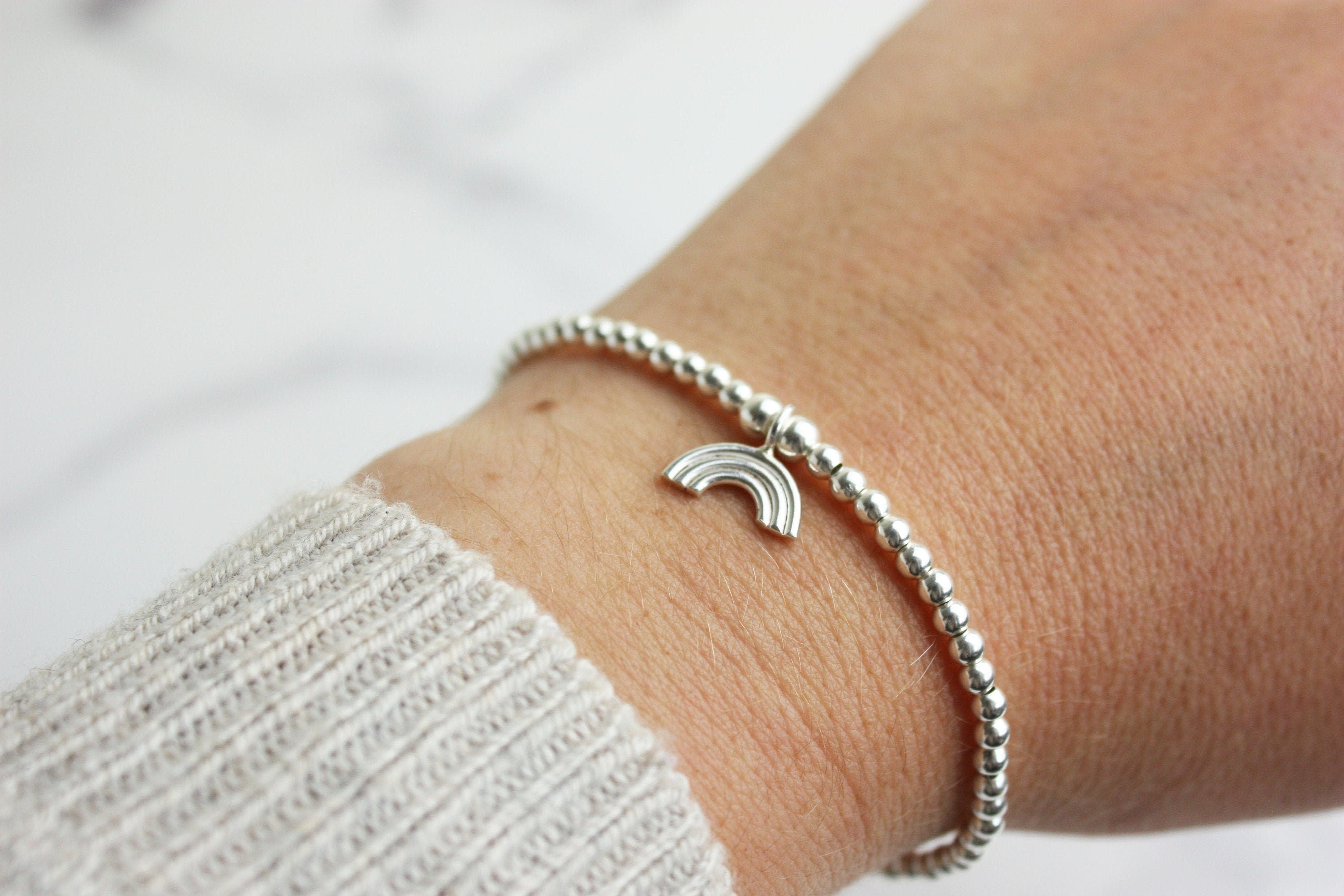 Rainbow bracelet, Sterling Silver – Kimberley Elizabeth Jewellery